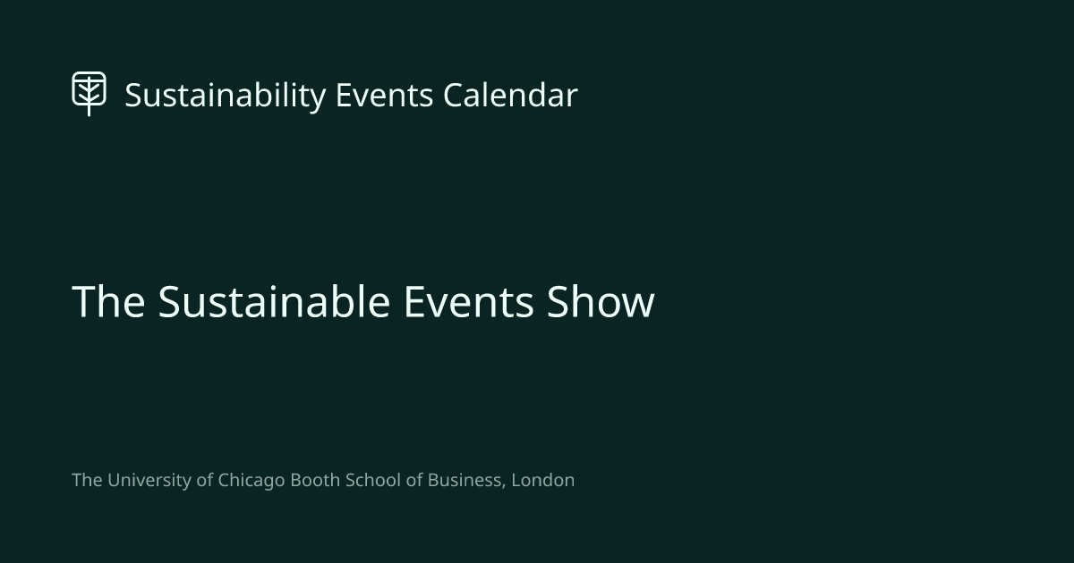 The Sustainable Events Show